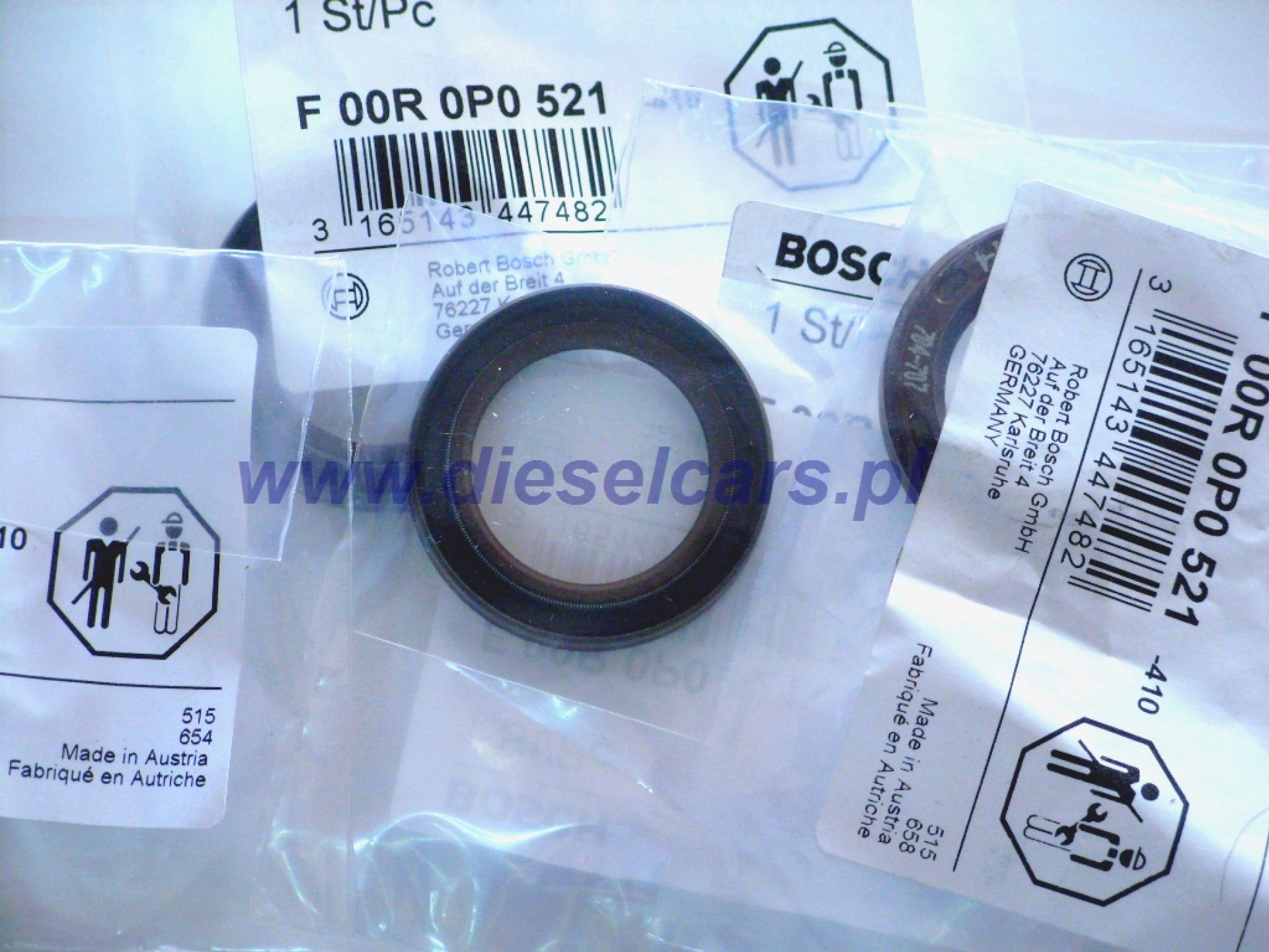 F00R0P0521, USZCZELNIACZ BOSCH 25x36x7,3 CR. CP-3; CP4; VP44; VDO-VW ...